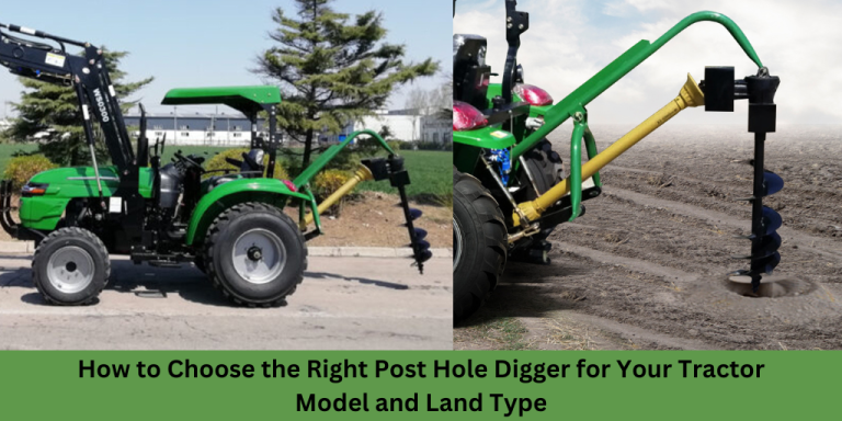 How to Choose the Right Post Hole Digger for Your Tractor Model and ...